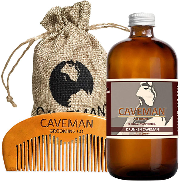 Caveman Beard Oil and Handmade Comb Set – ShopCaveman